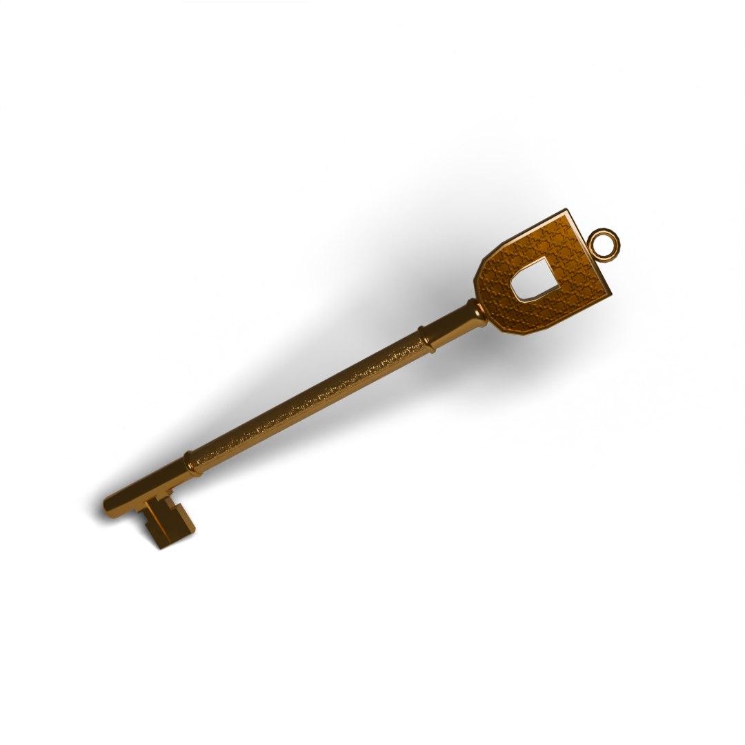 Escape Room Key Set 3D Model - TurboSquid 2342980
