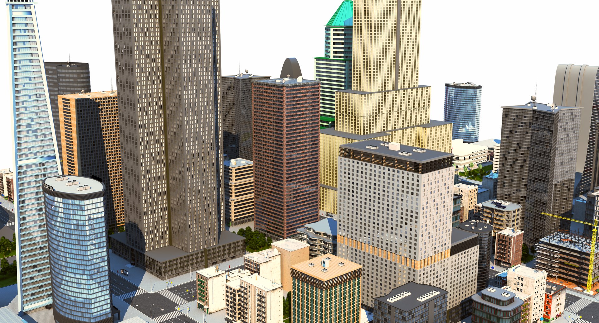 Big city a1 day 3D model - TurboSquid 1402226
