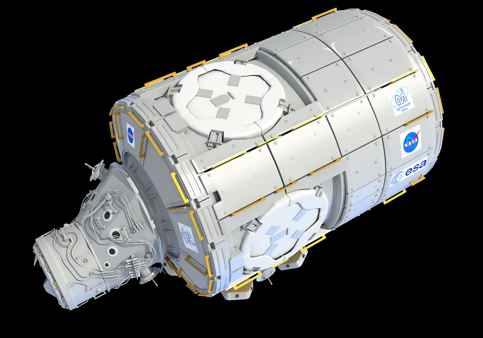 Iss Module Harmony 3D Model - TurboSquid 1403479
