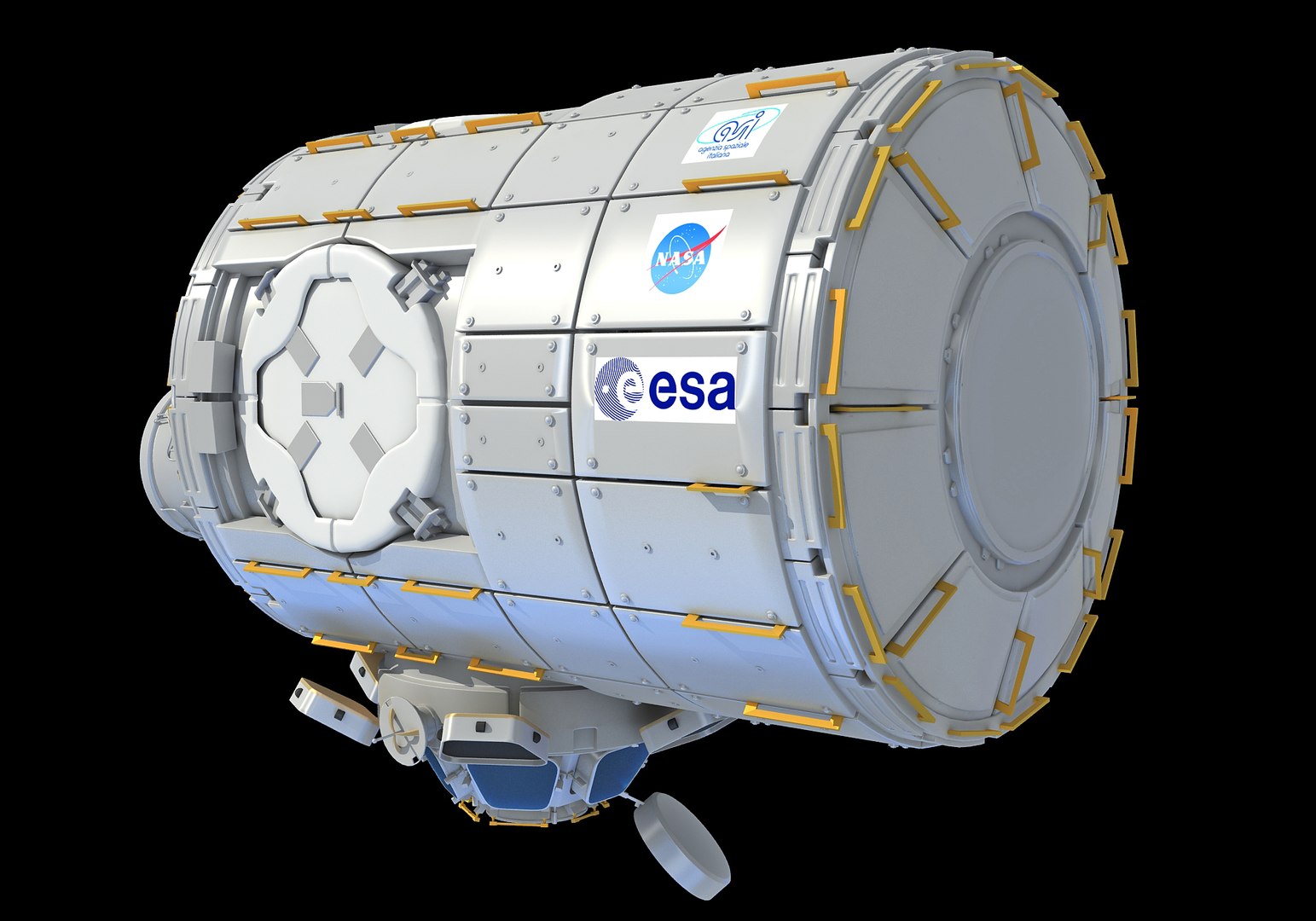 Iss Module Harmony 3D Model - TurboSquid 1403479