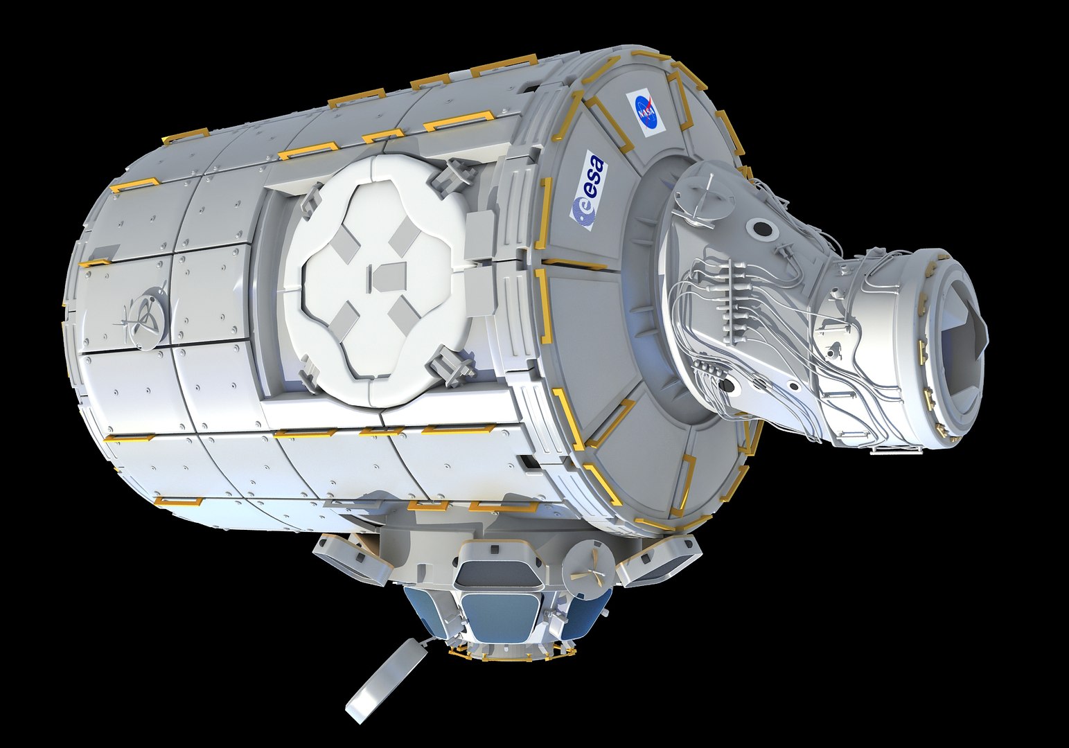 Iss Module Harmony 3D Model - TurboSquid 1403479