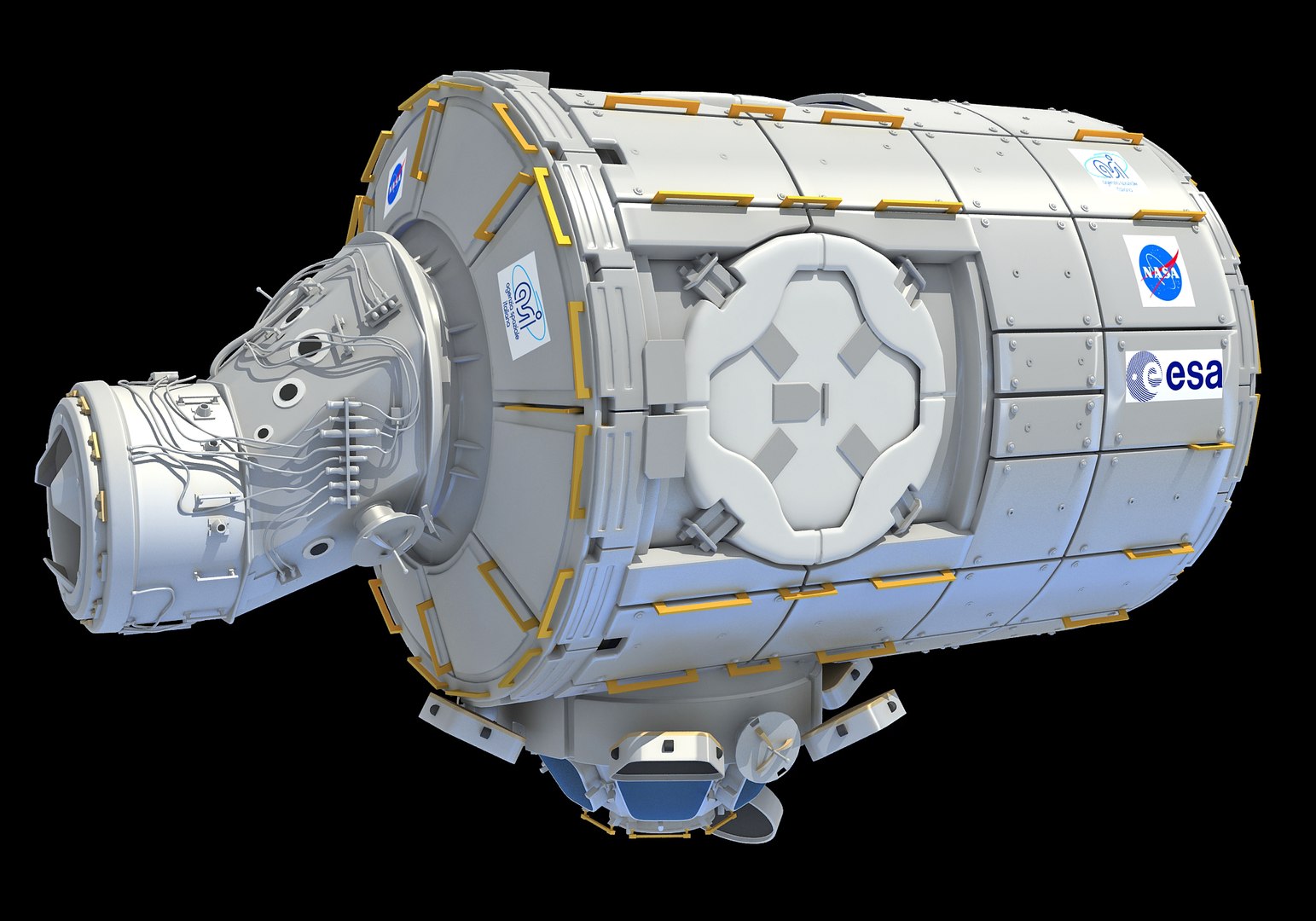 Iss Module Harmony 3D Model - TurboSquid 1403479