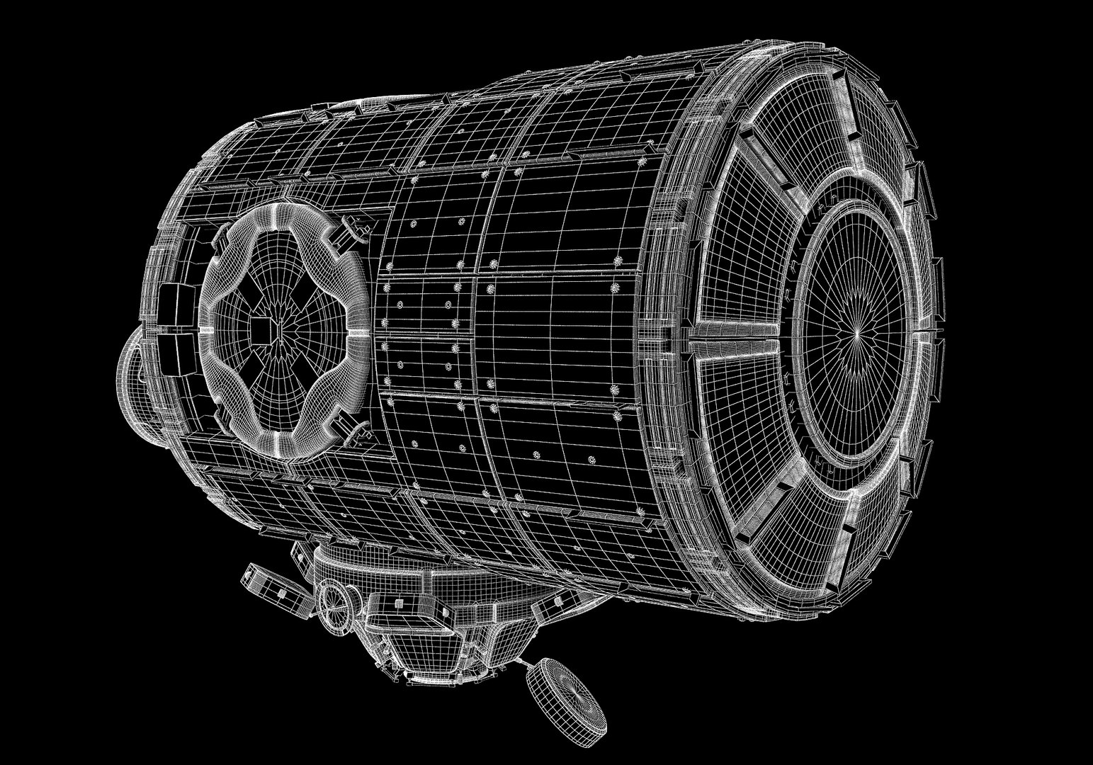 Iss Module Harmony 3D Model - TurboSquid 1403479