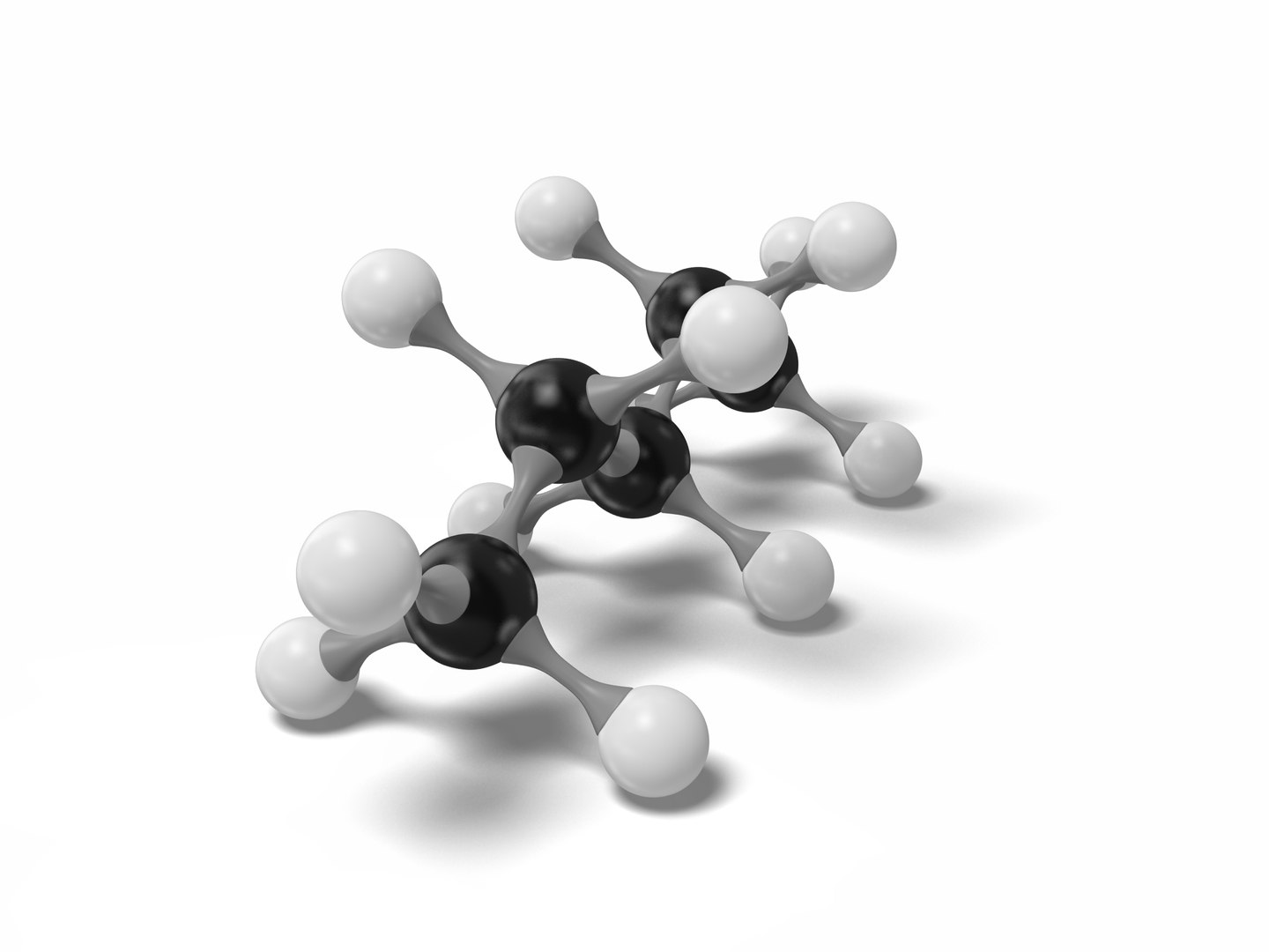 Pentane Molecule C5h12 Modeled Model - TurboSquid 1540524