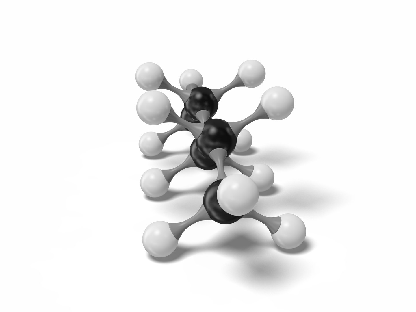 Pentane Molecule C5h12 Modeled Model - TurboSquid 1540524
