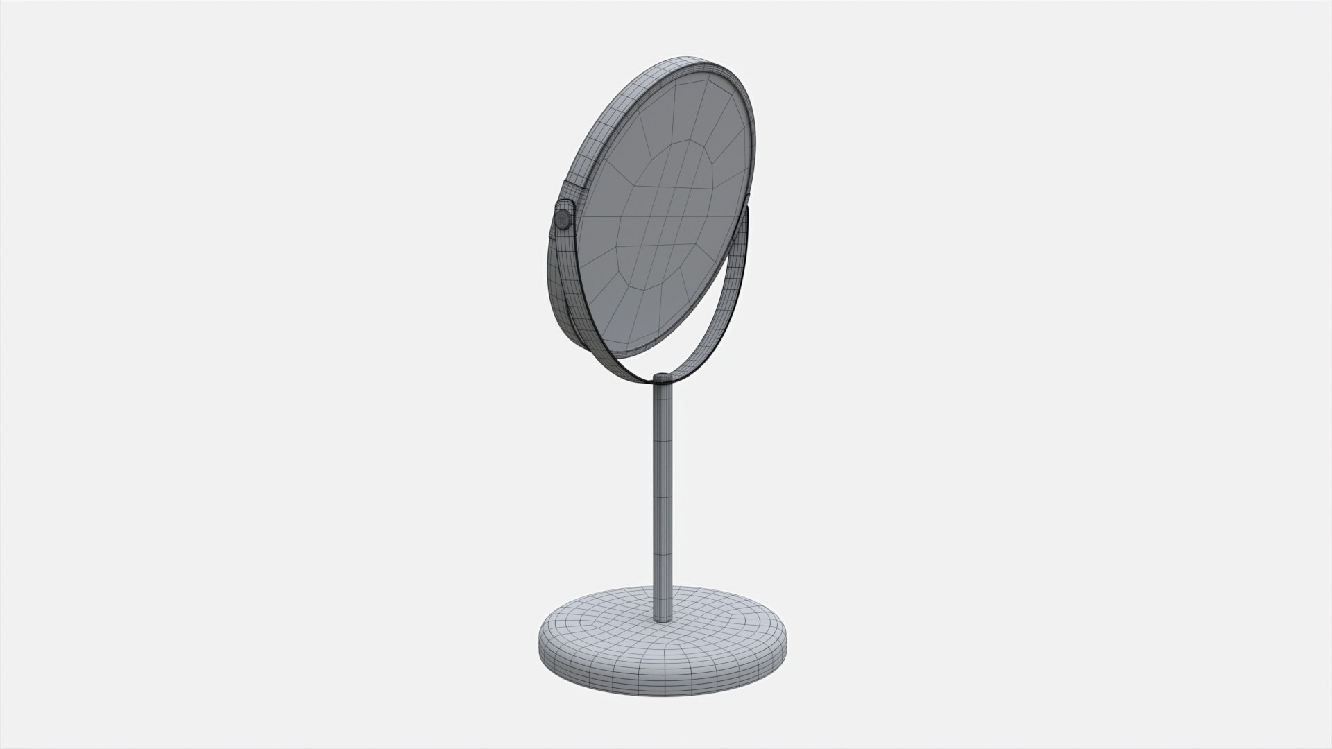 3D Double-sided Rotating Make-up Mirror model - TurboSquid 2123573