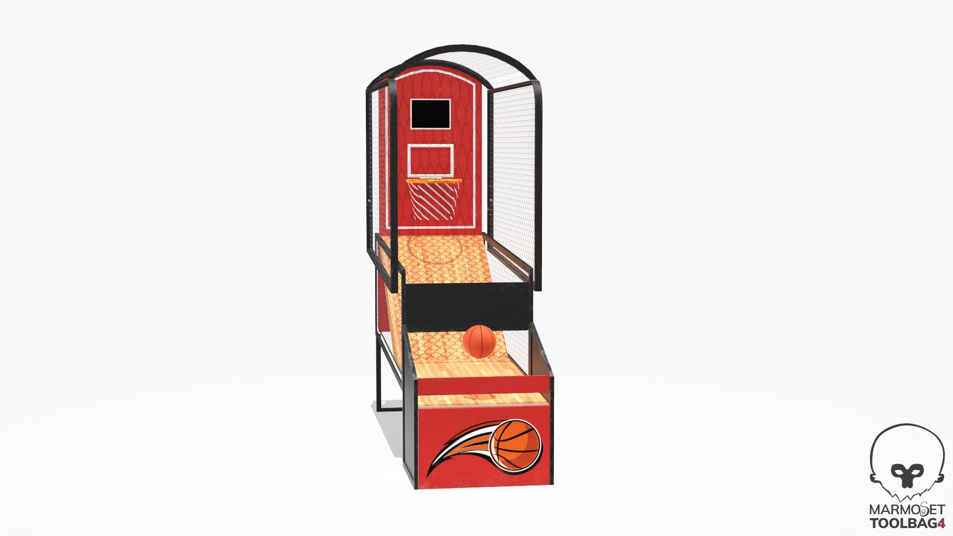 3D Arcade Basketball Machine - PBR - TurboSquid 1880833