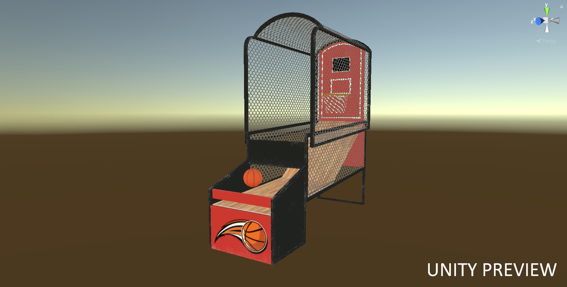 3D Arcade Basketball Machine - PBR - TurboSquid 1880833