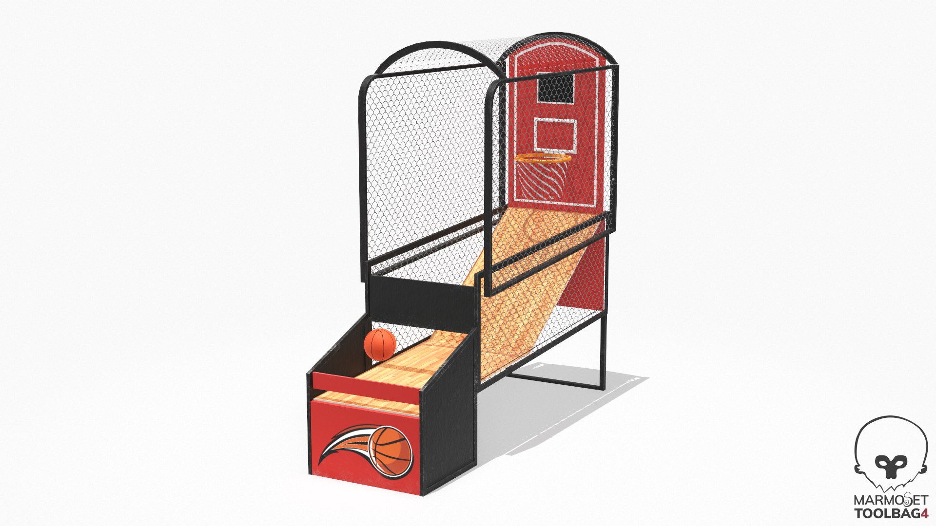3D Arcade Basketball Machine - PBR - TurboSquid 1880833