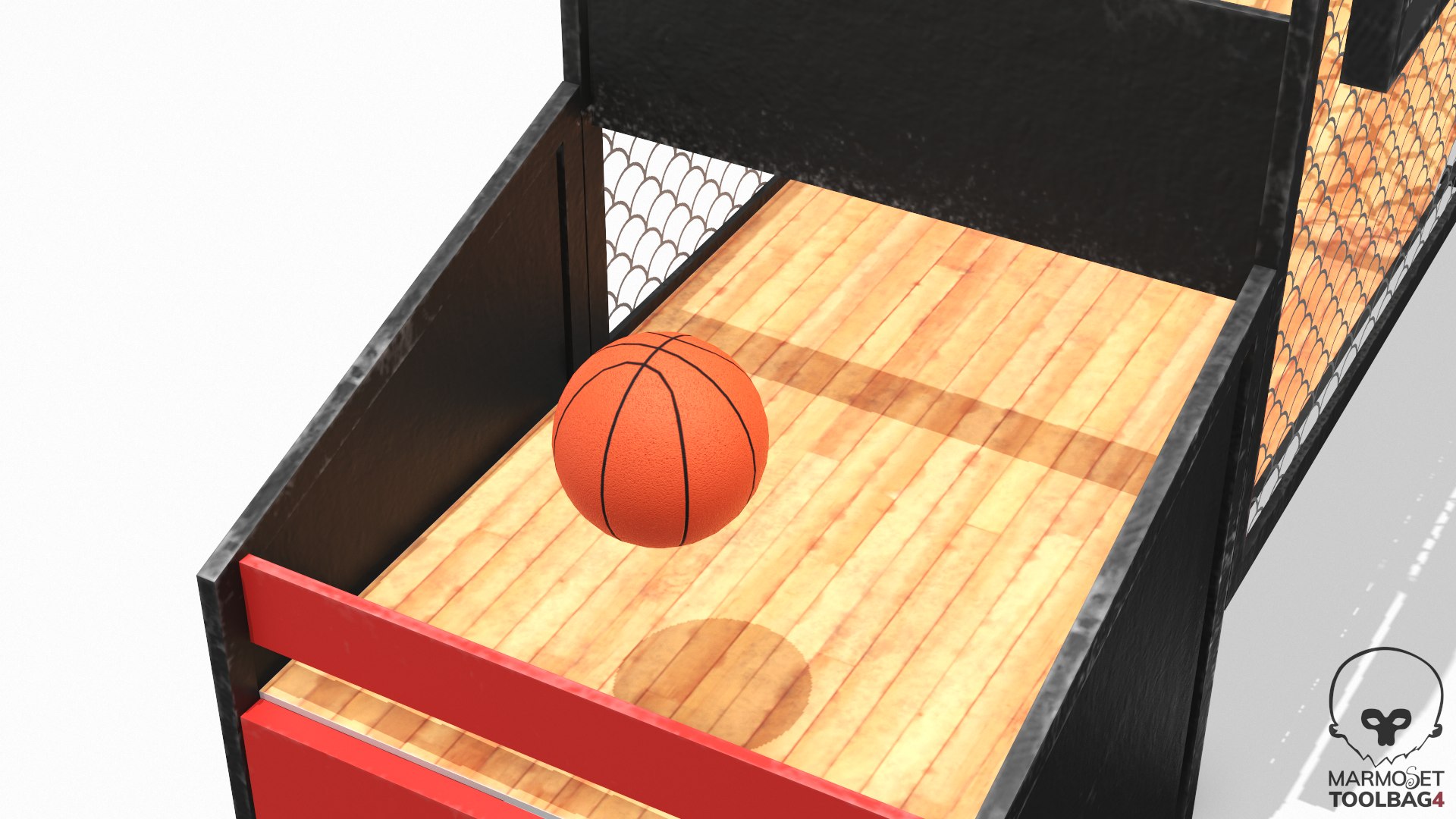 3D Arcade Basketball Machine - PBR - TurboSquid 1880833