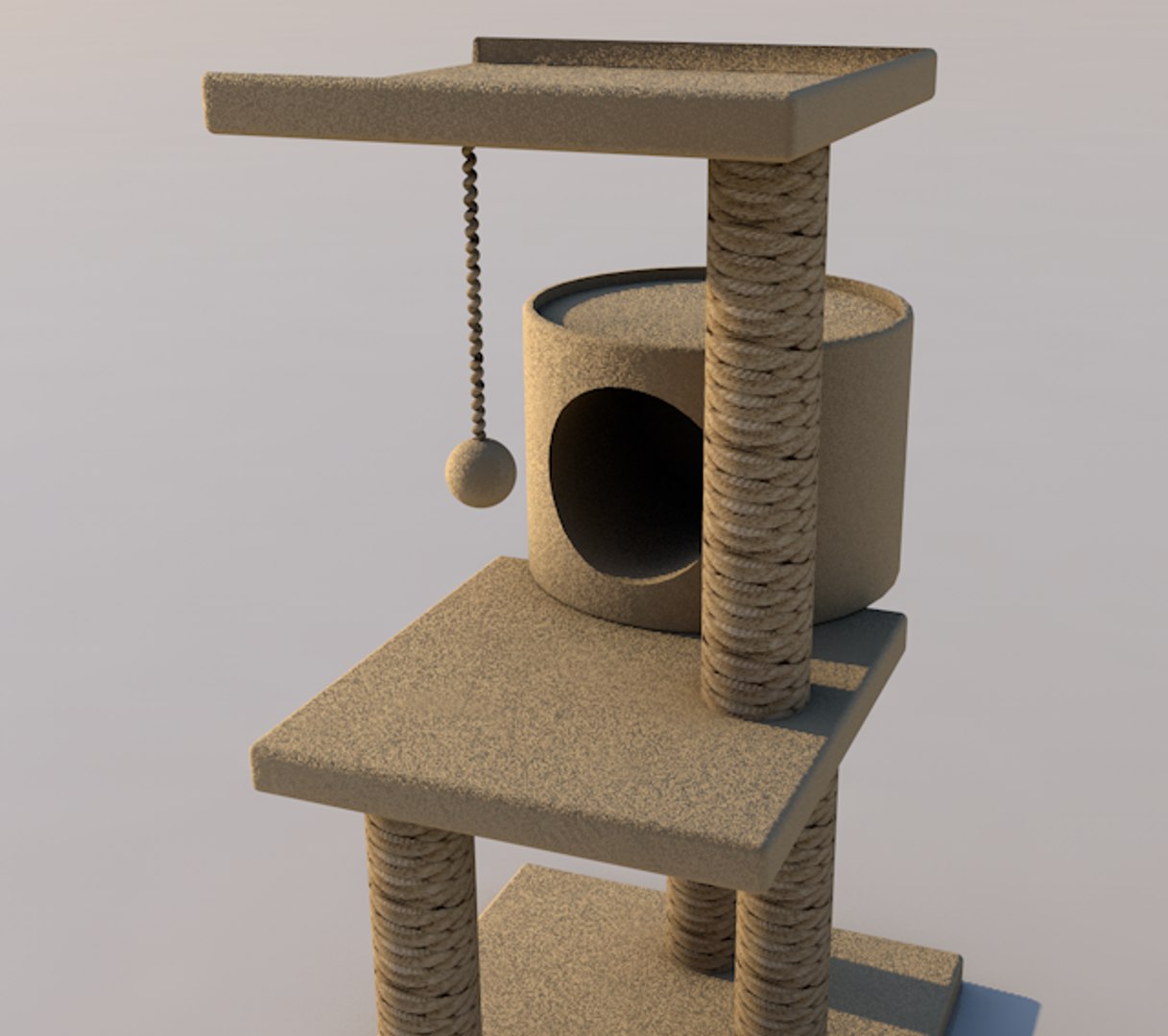 3D Cat Tree - TurboSquid 1471148