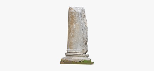 3D medieval stone column piece model - TurboSquid 1539497