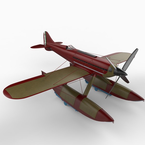 Castoldi Macchi MC 72 수상 비행기 3D 모델 - TurboSquid 885868