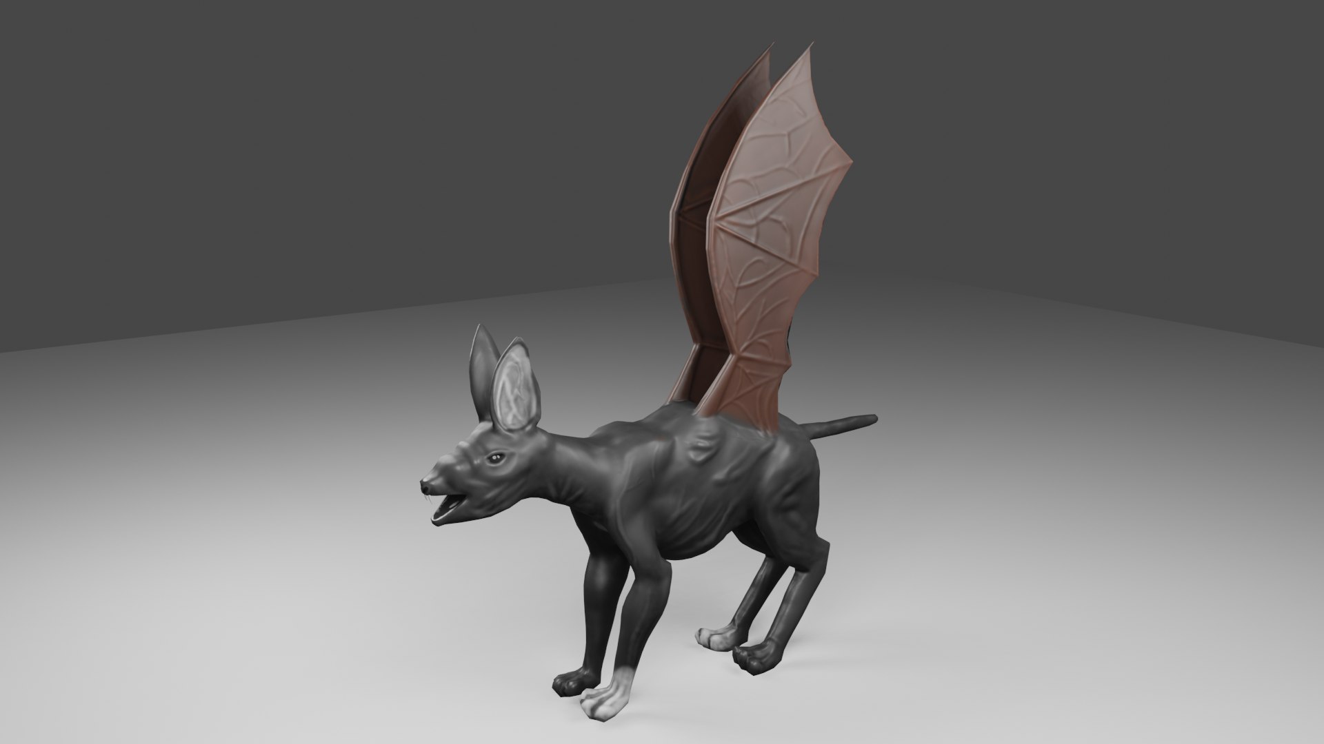 3D Bat Cat Fantasy Creature - TurboSquid 1929744