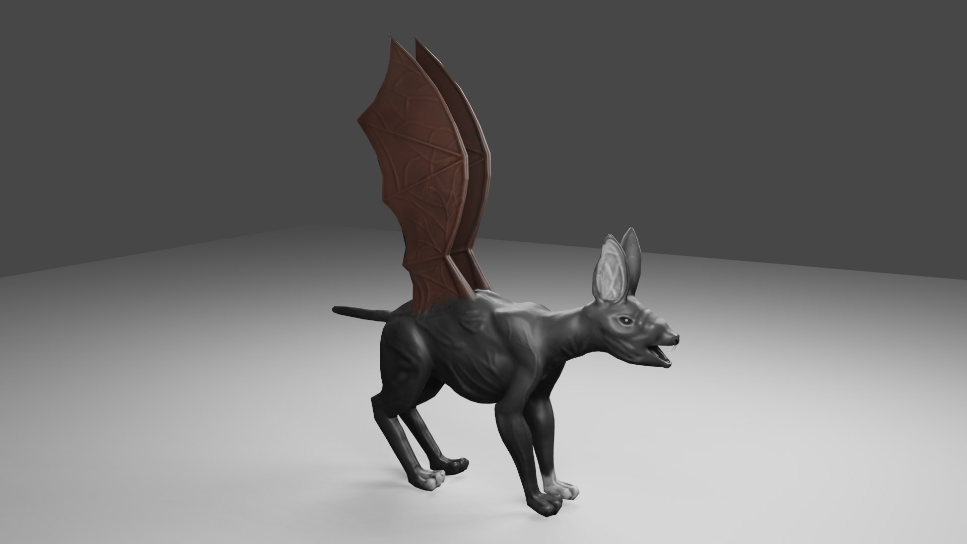 3D Bat Cat Fantasy Creature - TurboSquid 1929744