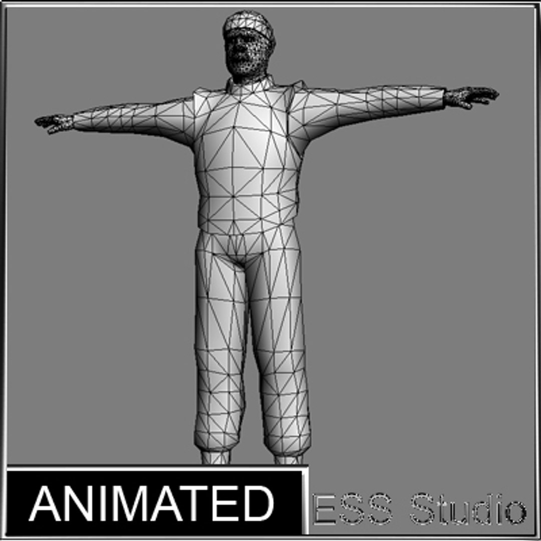 polygonal thief animation max