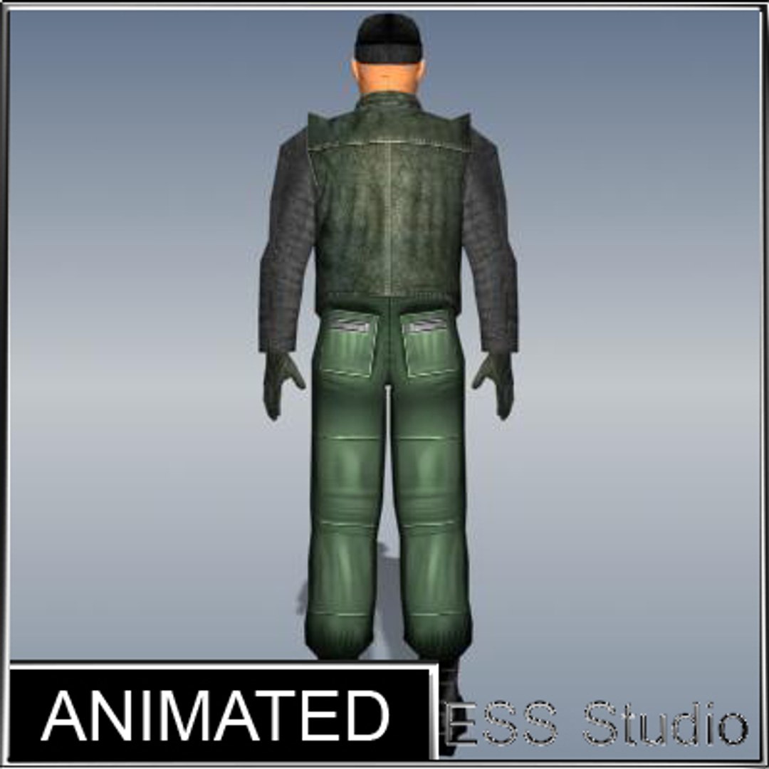 polygonal thief animation max