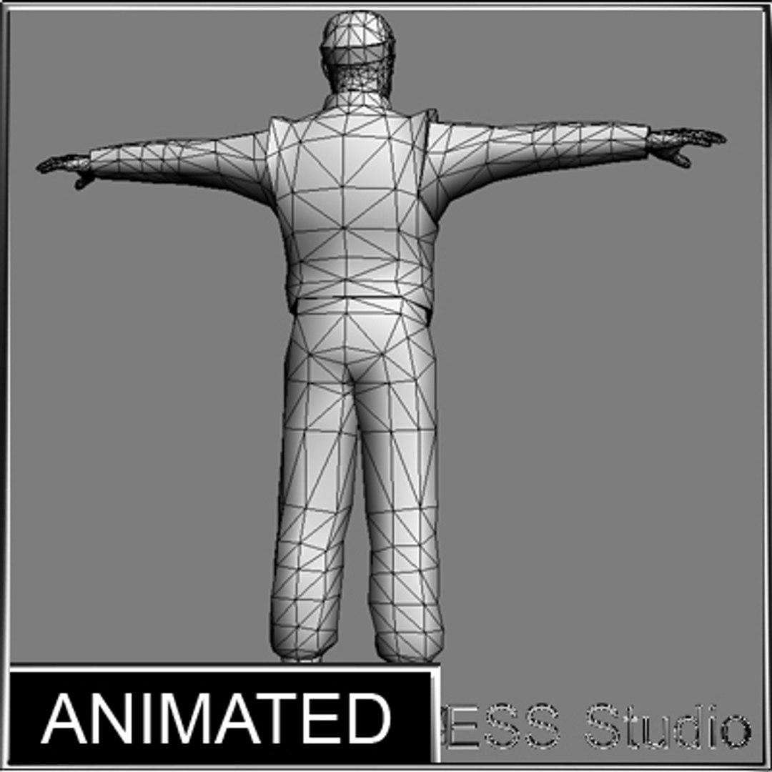 polygonal thief animation max