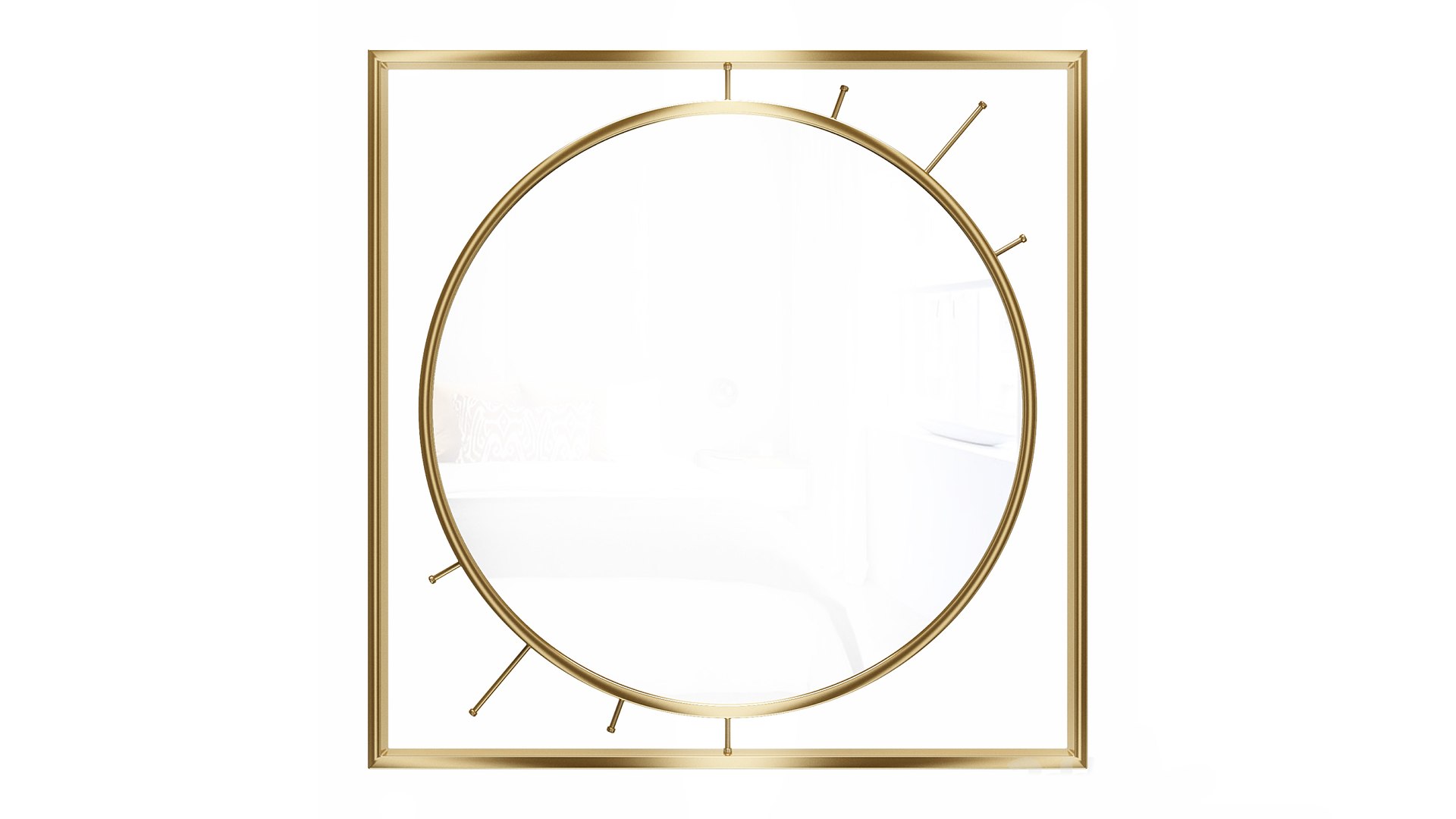 3D Mirror in a metal frame GZ-M1065 - TurboSquid 2022557