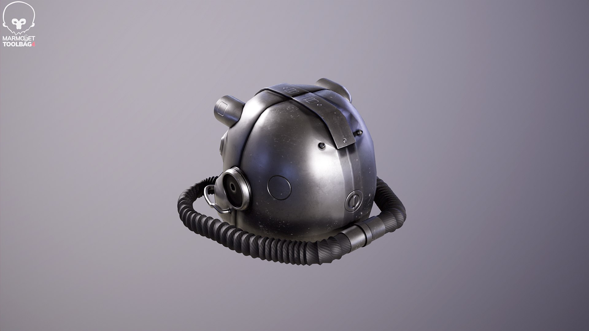3D Power Armor Helmet Model - TurboSquid 2230904