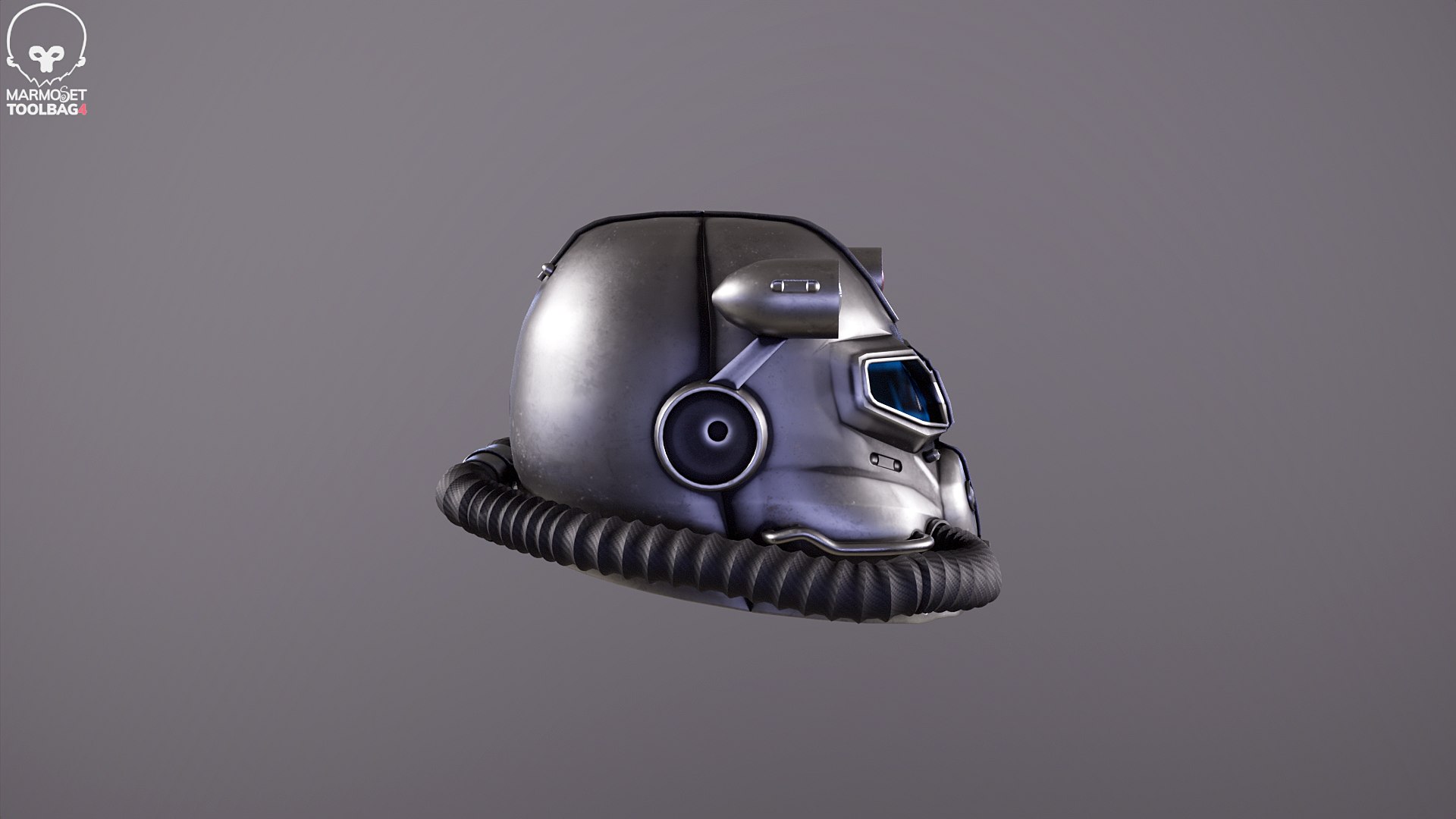 3D Power Armor Helmet Model - TurboSquid 2230904