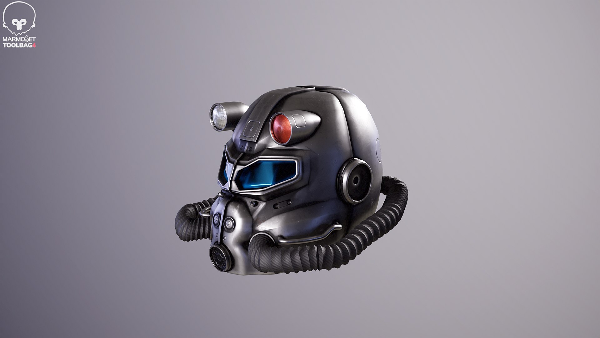 3D Power Armor Helmet Model - TurboSquid 2230904