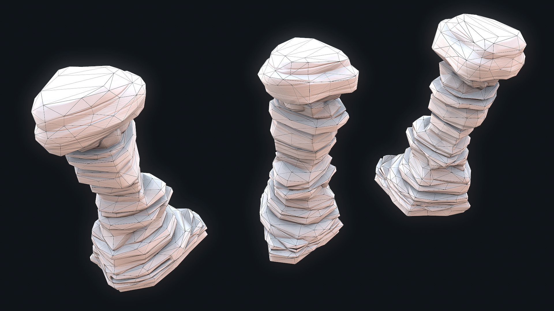 3D Model Stylized Desert Rock 1 - TurboSquid 2134684