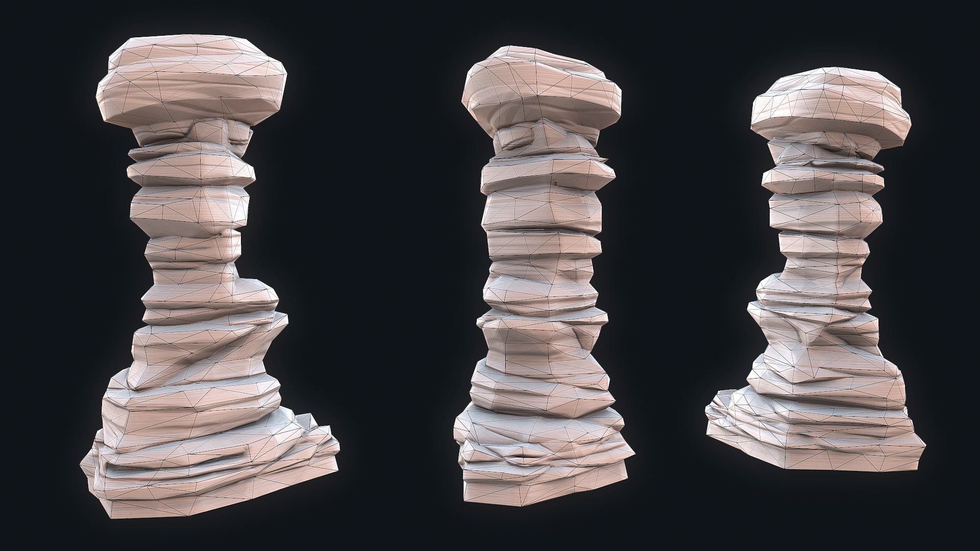 3D Model Stylized Desert Rock 1 - TurboSquid 2134684