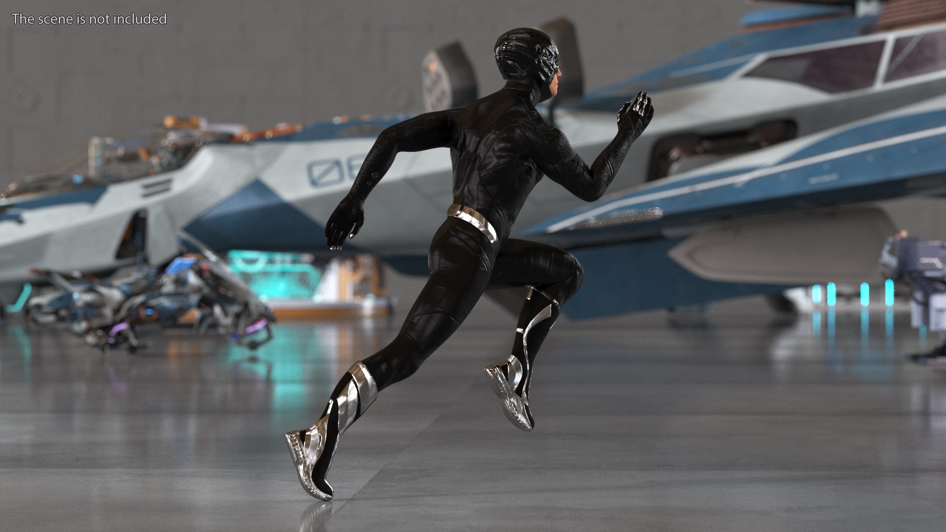 Unknown Superhero Running Pose Model - TurboSquid 2070435