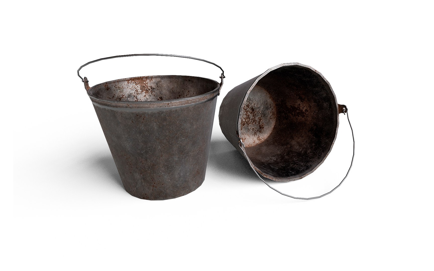 Iron Bucket 3D Model - TurboSquid 2043806