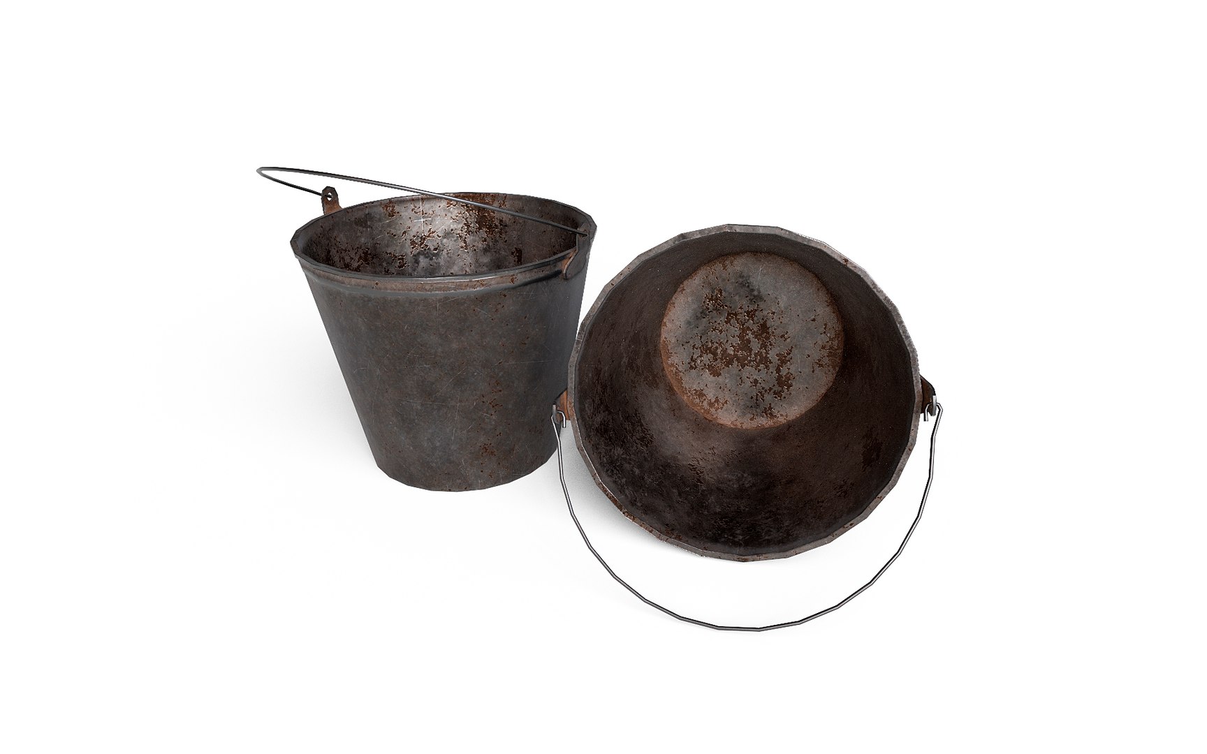 Iron Bucket 3D Model - TurboSquid 2043806