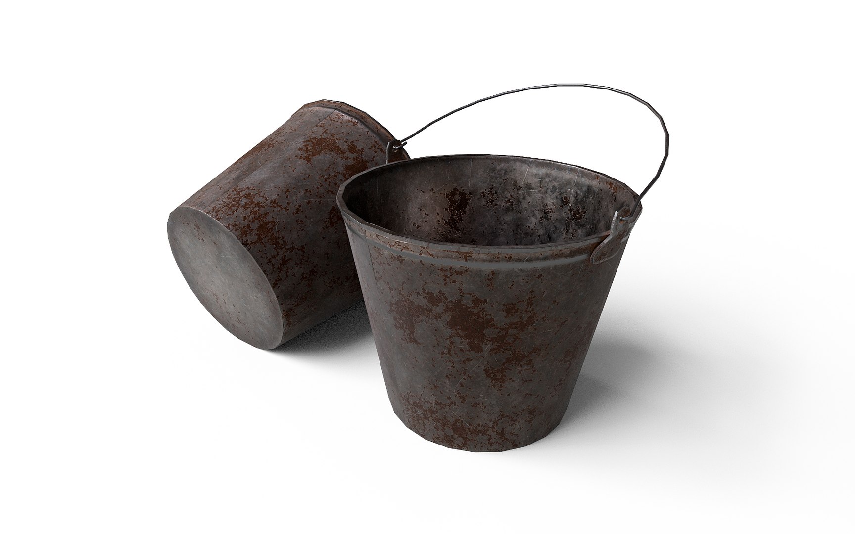 Iron Bucket 3D Model - TurboSquid 2043806