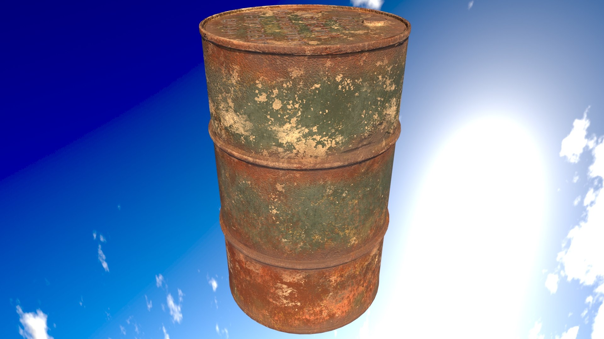 3D barrel wer2 model - TurboSquid 1491051