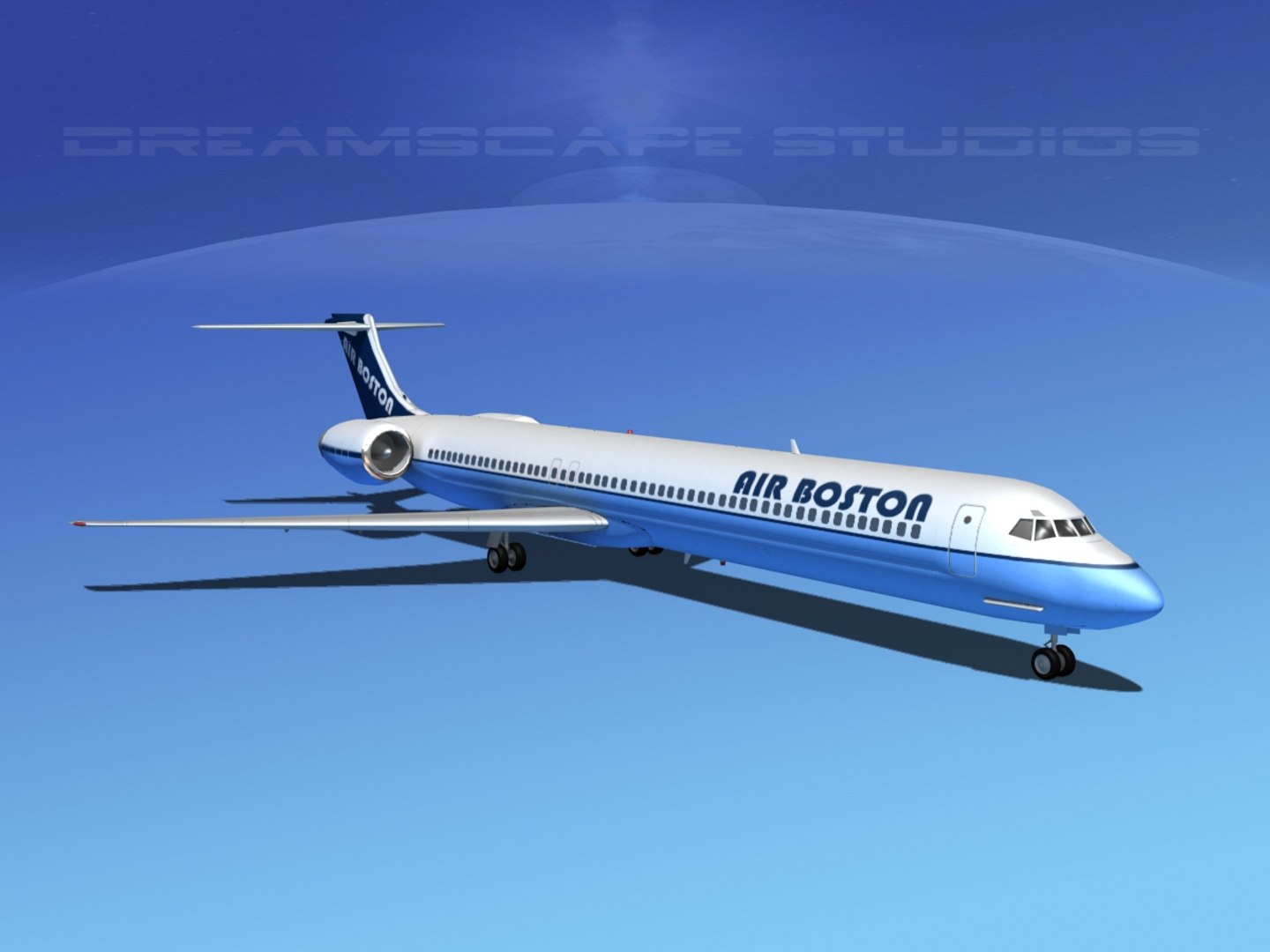 3d Model Mcdonnell Douglas Md-80