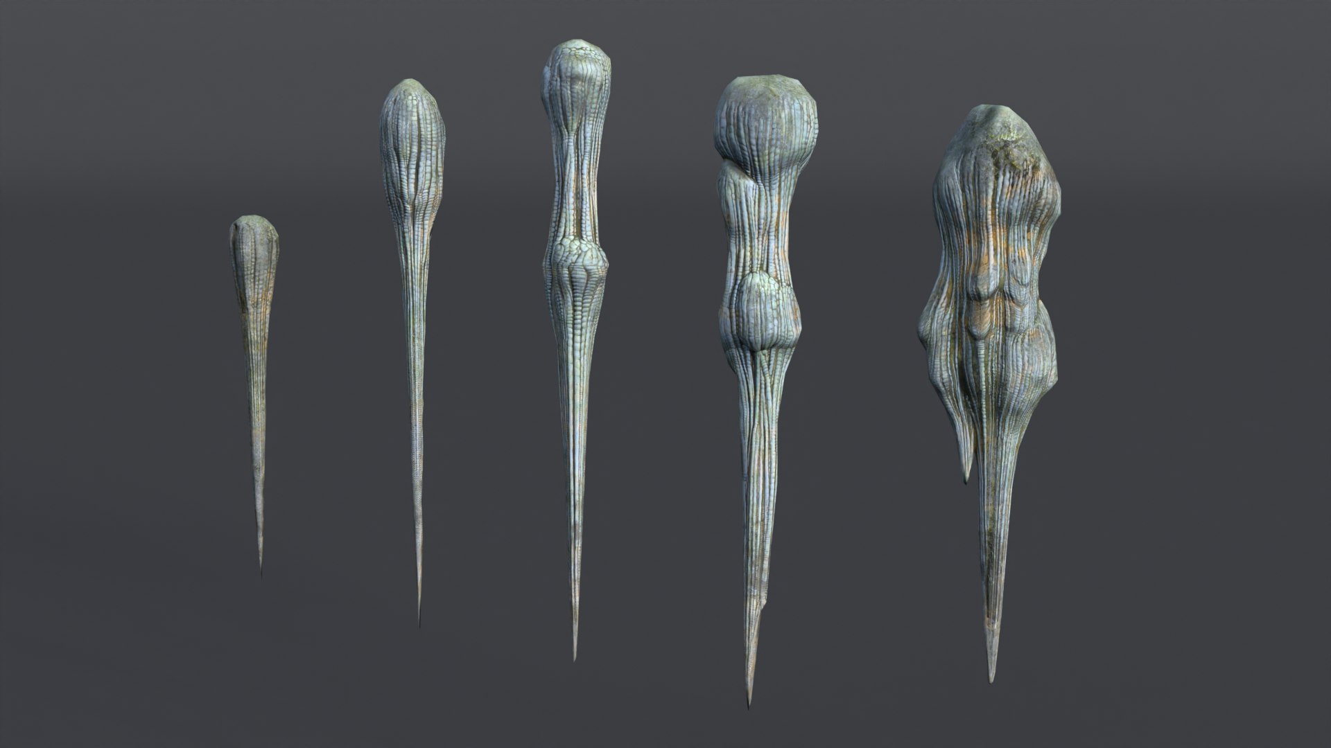 15 Cave Stalactites - 250222 Model - TurboSquid 2360829