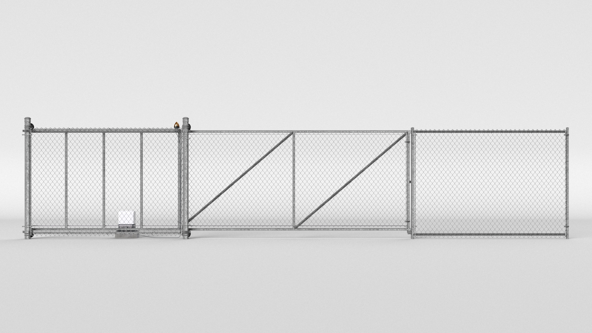 3D Gate Fance - TurboSquid 1697501