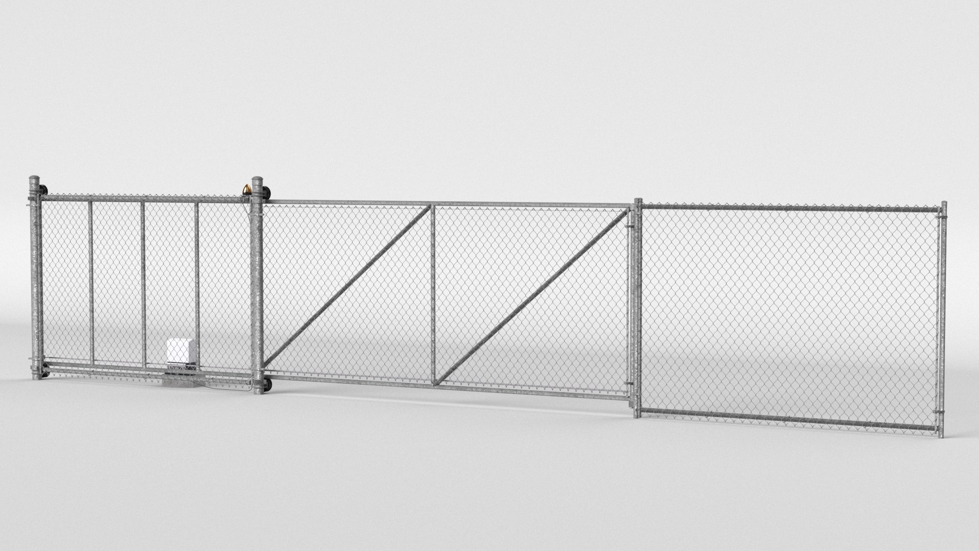 3D Gate Fance - TurboSquid 1697501