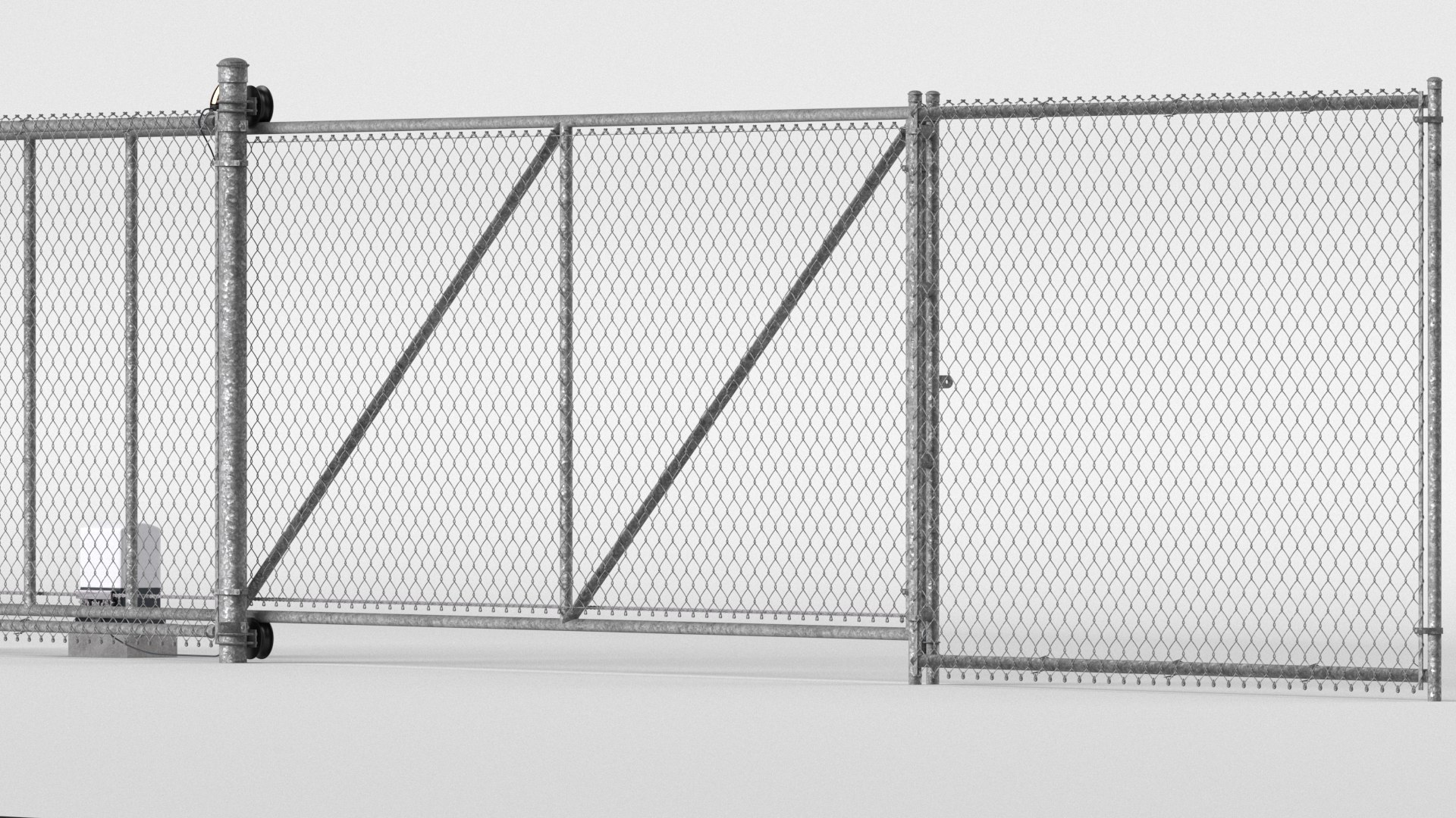 3D Gate Fance - TurboSquid 1697501