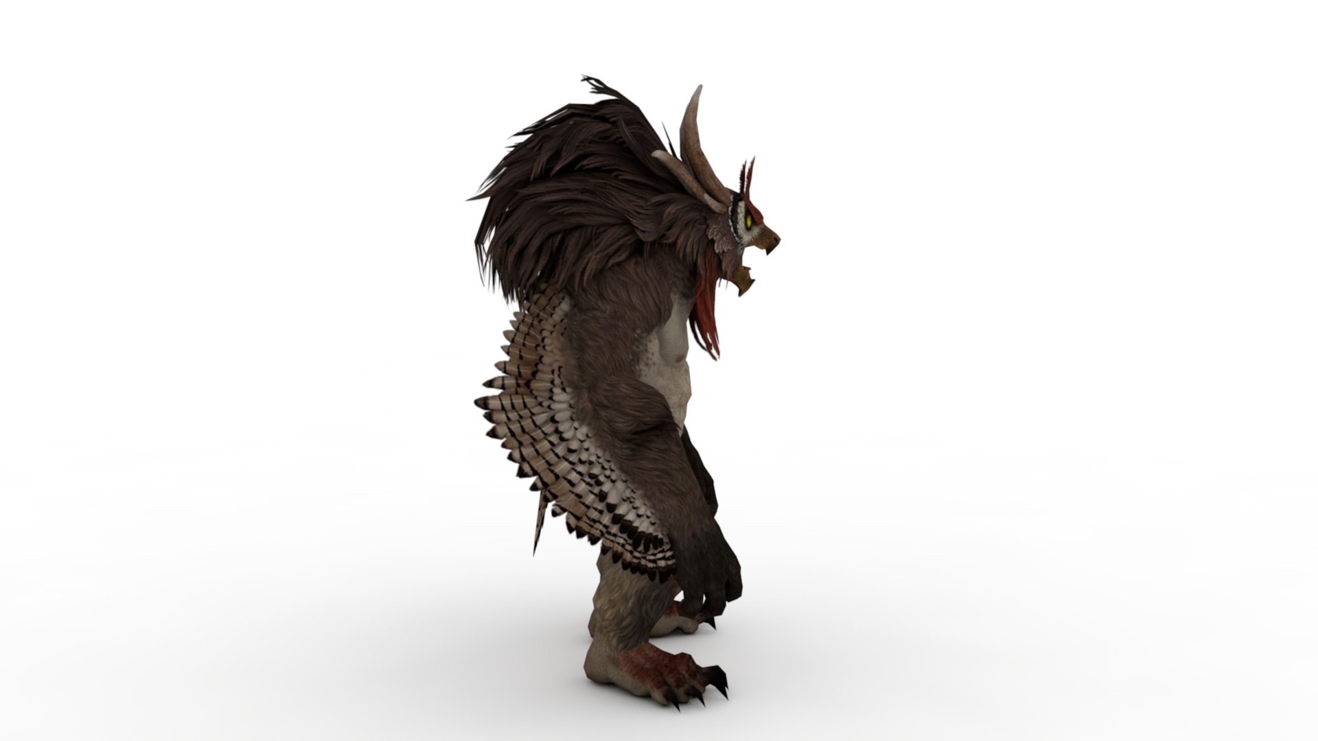 3D Monster Bear Man Model - TurboSquid 2033018