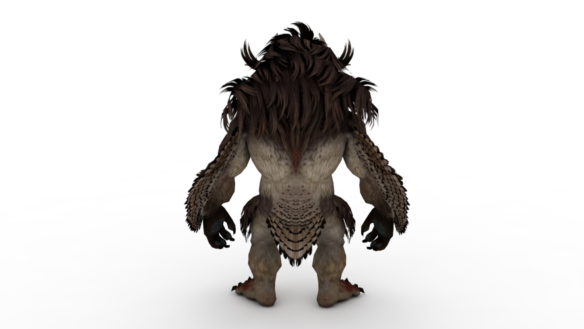 3D Monster Bear Man Model - TurboSquid 2033018