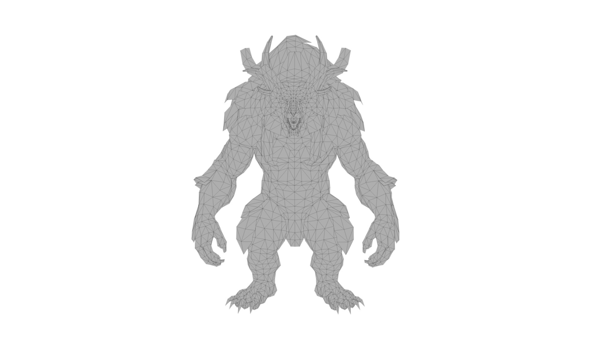 3D Monster Bear Man Model - TurboSquid 2033018