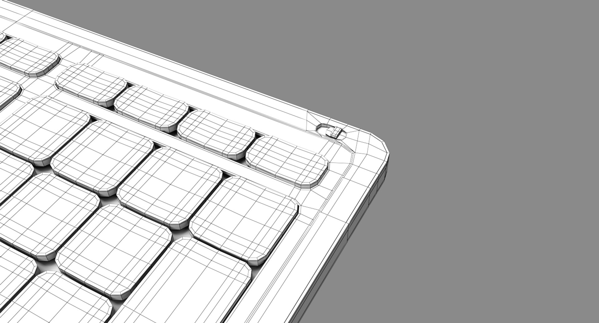3D Wireless Keyboard Keys Model - TurboSquid 1375188