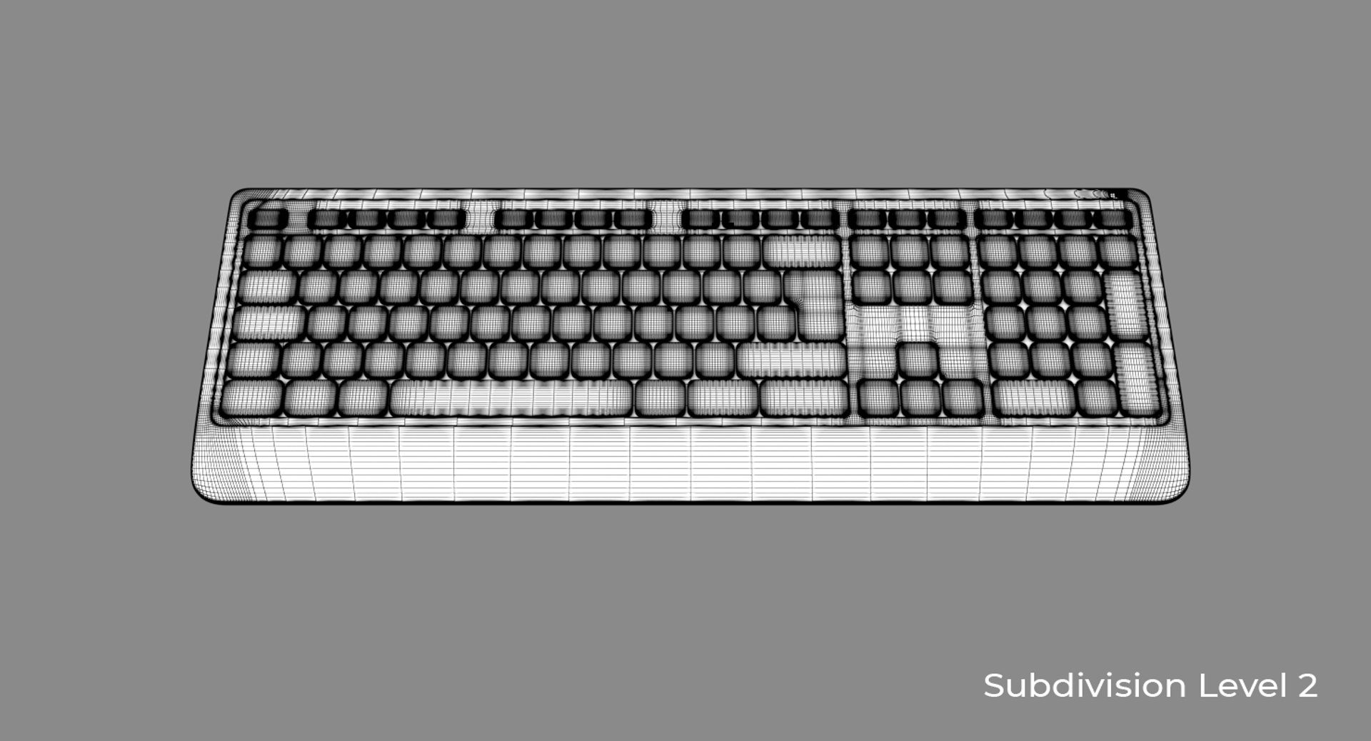 3D Wireless Keyboard Keys Model - TurboSquid 1375188