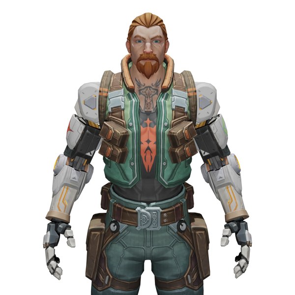 Breach - Rigged - Valorant 3D model - TurboSquid 1969050