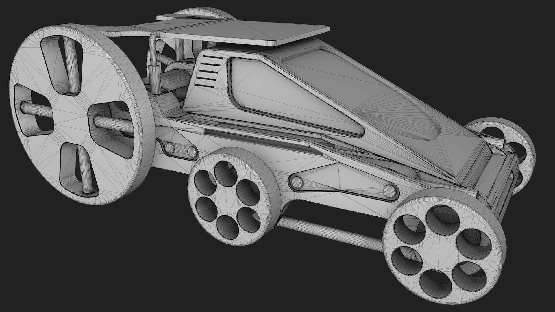 Futuristic Concept Toy Car 3D Model - TurboSquid 2060435