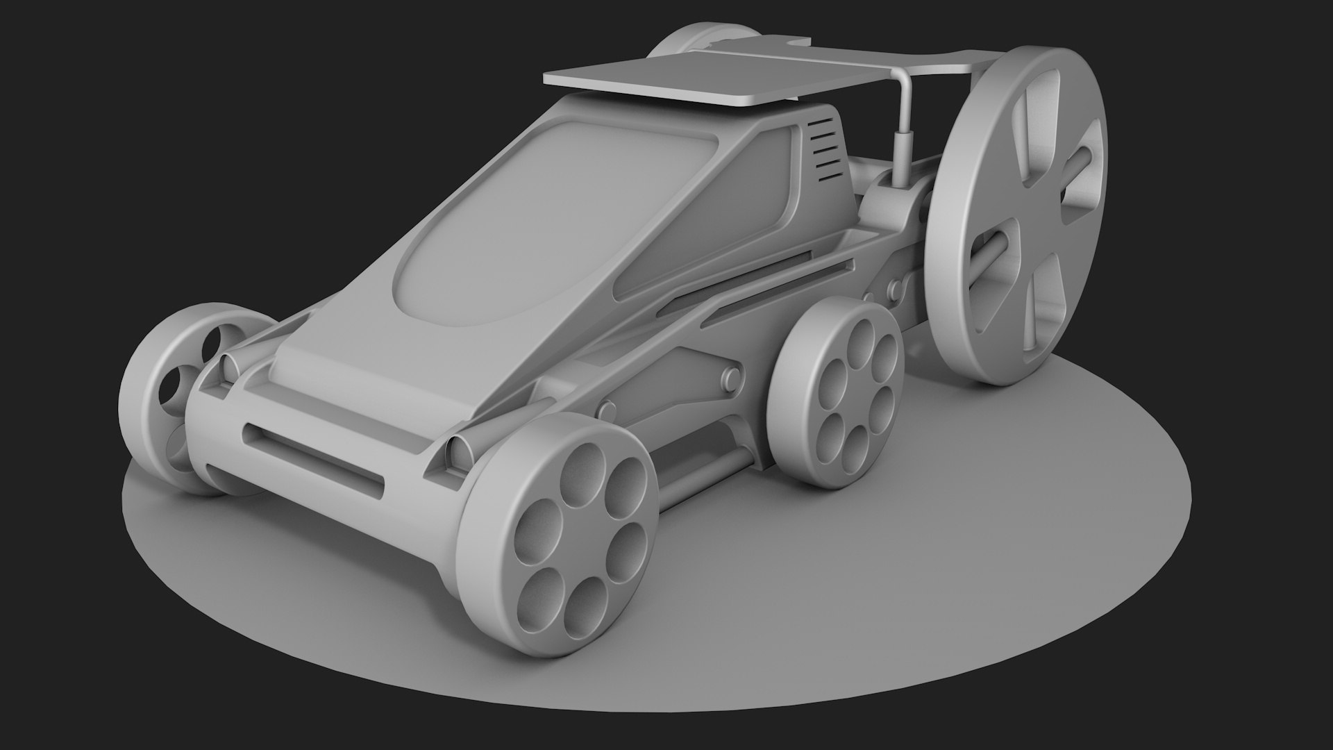 Futuristic Concept Toy Car 3D Model - TurboSquid 2060435