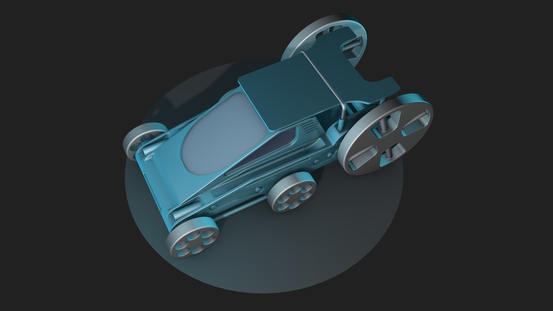 Futuristic Concept Toy Car 3D Model - TurboSquid 2060435