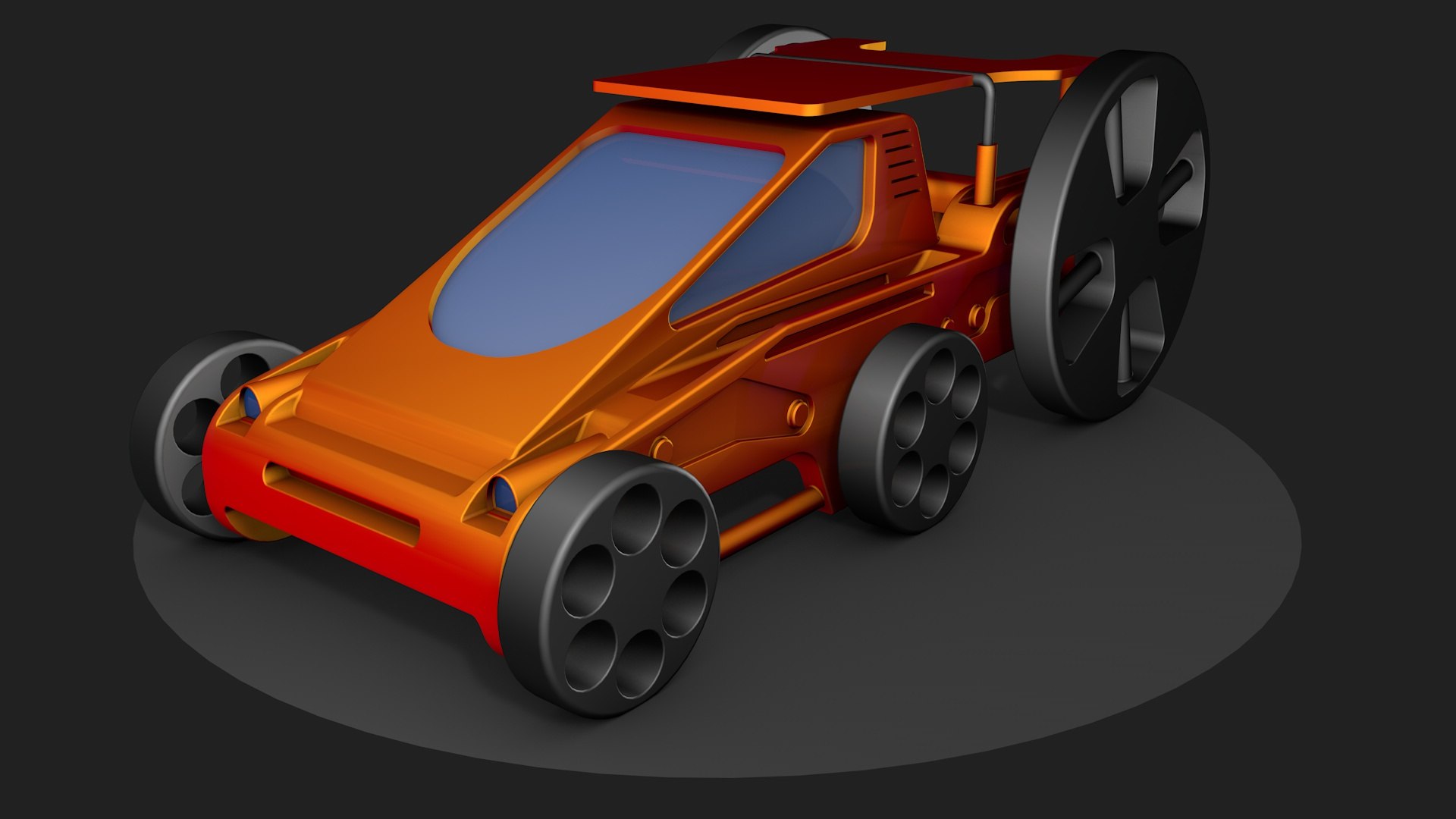 Futuristic Concept Toy Car 3D Model - TurboSquid 2060435