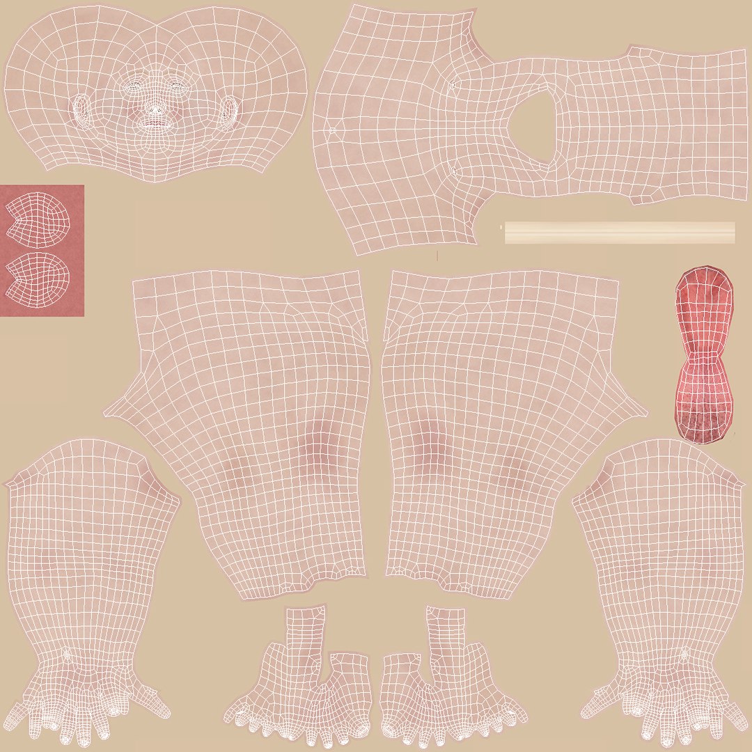 3d Model Baby Boy Standing