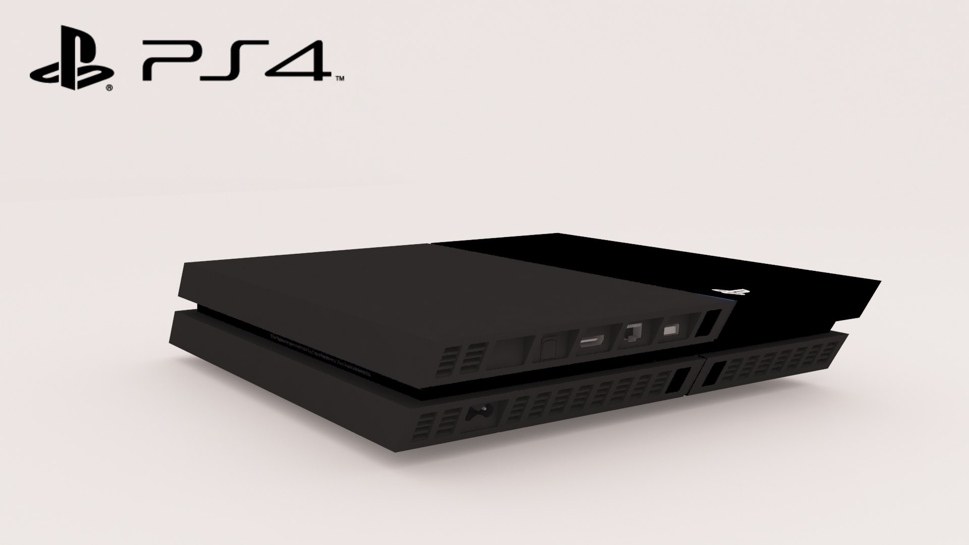Sony Playstation 4 3d Model